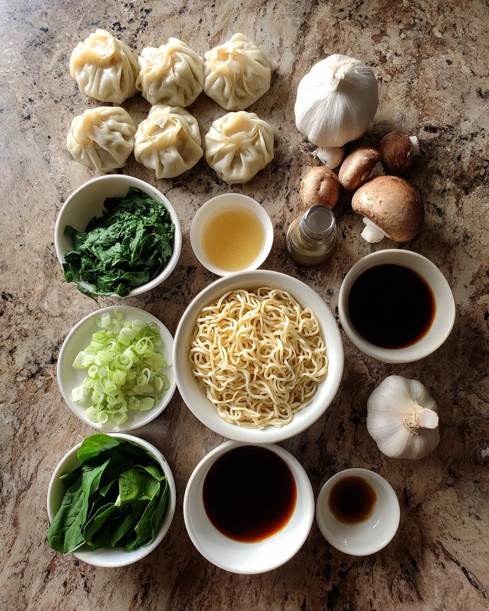 Savory Pork Potsticker Noodle Bowl: Irresistible Asian Fusion Delight