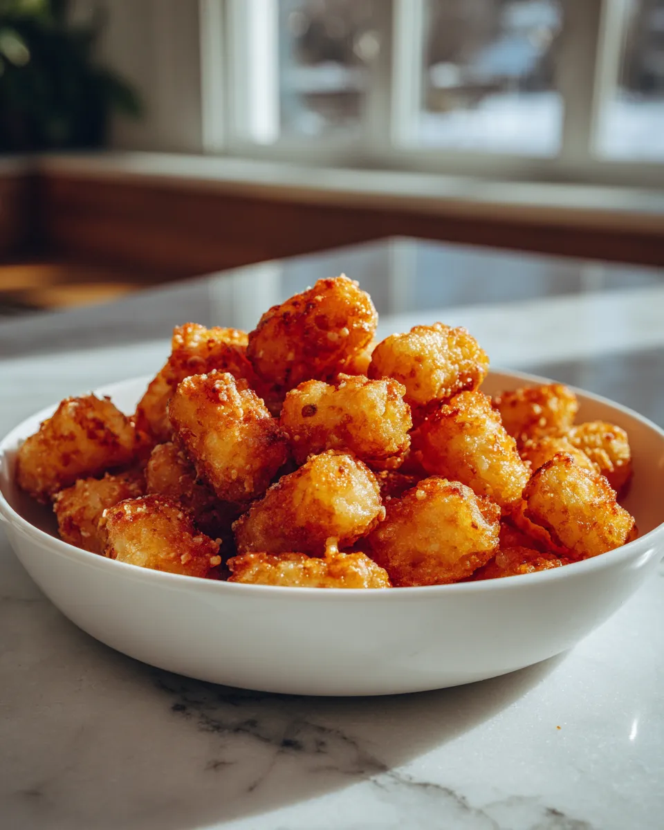 Spicy Chicken Caesar Tater Tots: Fiery Flavor Explosion