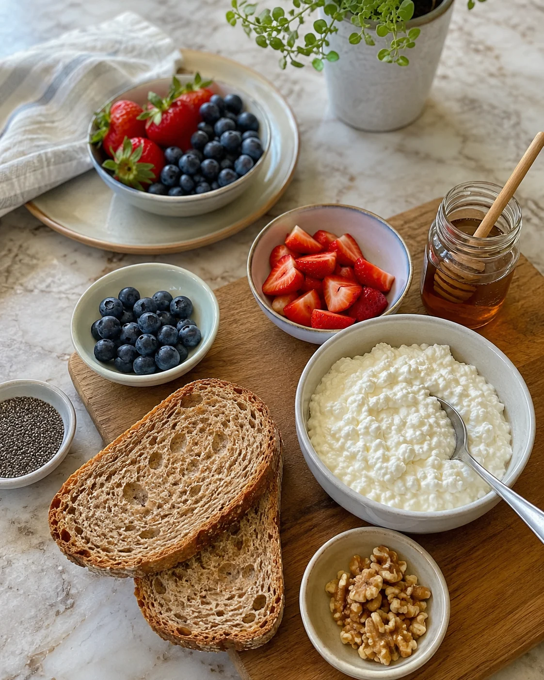 Berry Cottage Cheese Toast: A Delicious Breakfast