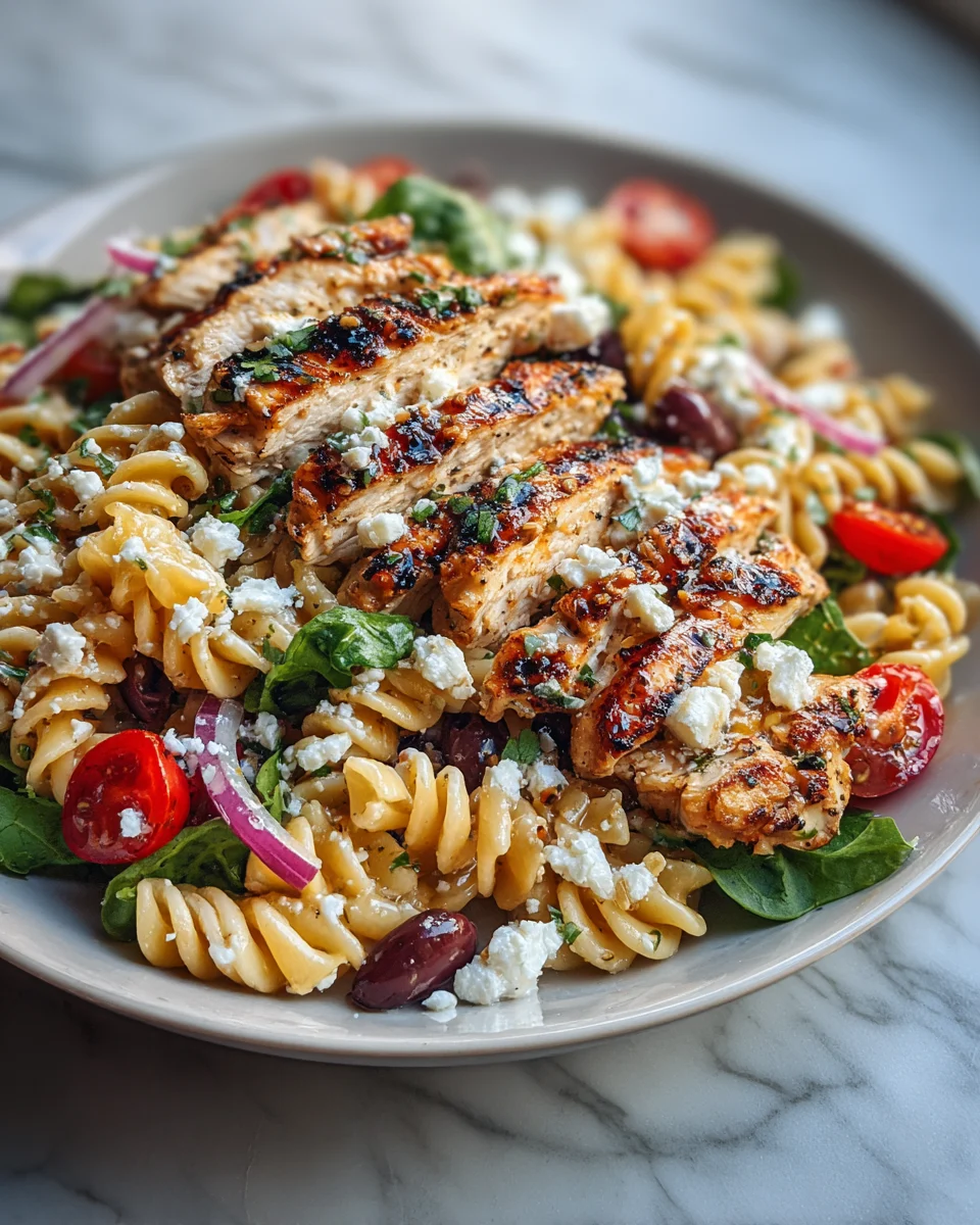 Mediterranean Chicken Pasta Salad - A Delicious and Healthy Choice